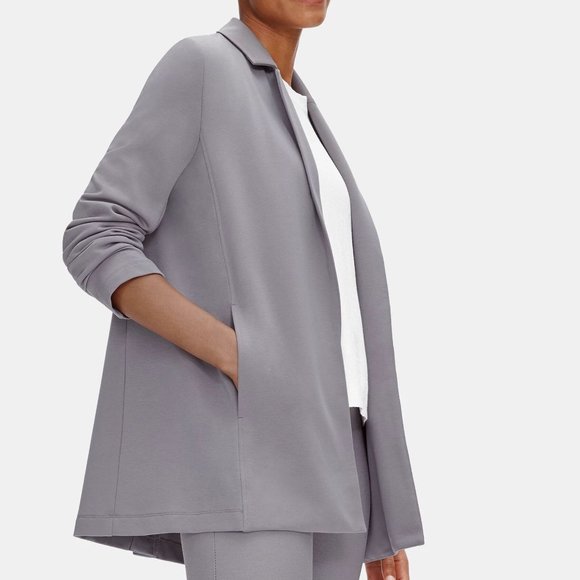 Eileen Fisher | Jackets & Coats | Nwt Eileen Fisher Zinc Flex Tencel ...